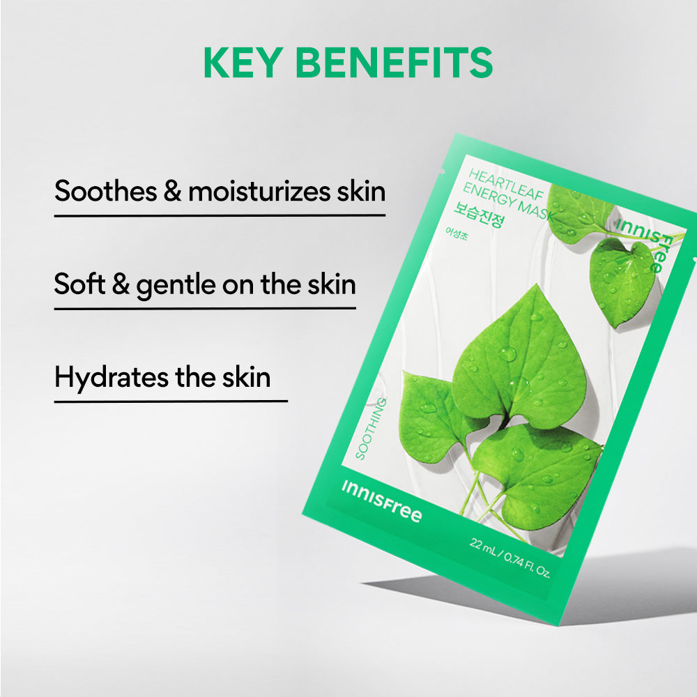 Heartleaf Energy Mask 22ML – INNISFREE India