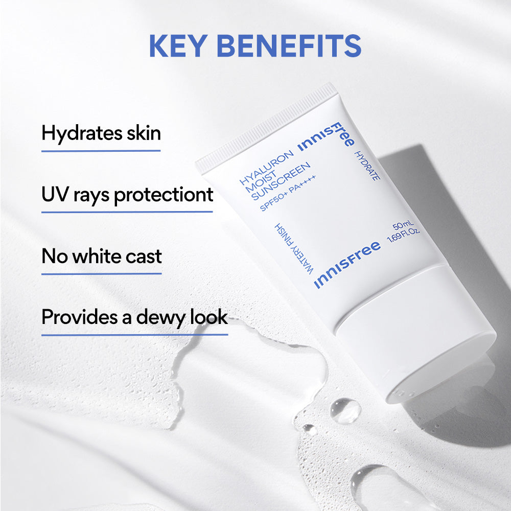 Hyaluronic Moist Sun SPF50+PA4+ 50ml – innisfree India