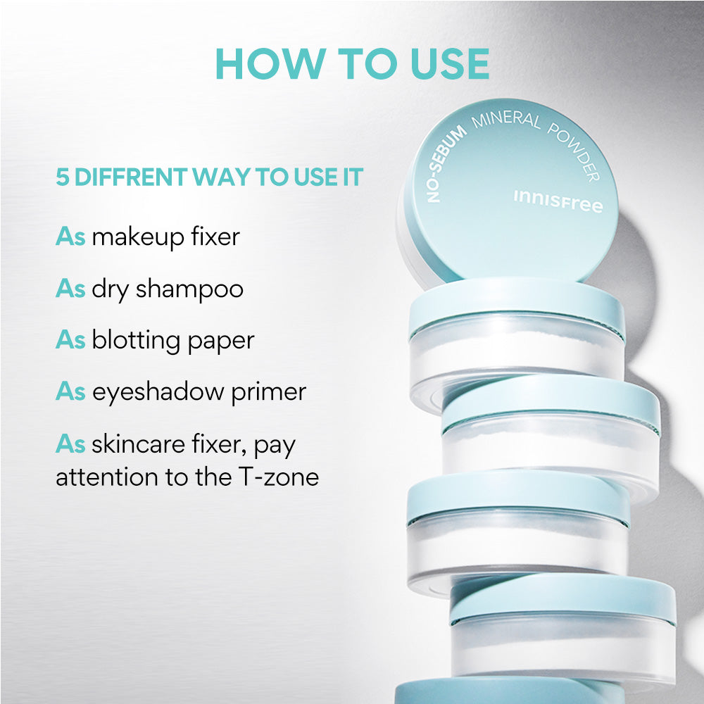 Innisfree No sebum mineral powder 5G – innisfree India